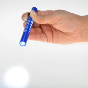 Dealmed Conventional Light Penlights – 6 Penlights with Pupil Gauge, White Penlight Flashlights, Perfect for First Aid Kits