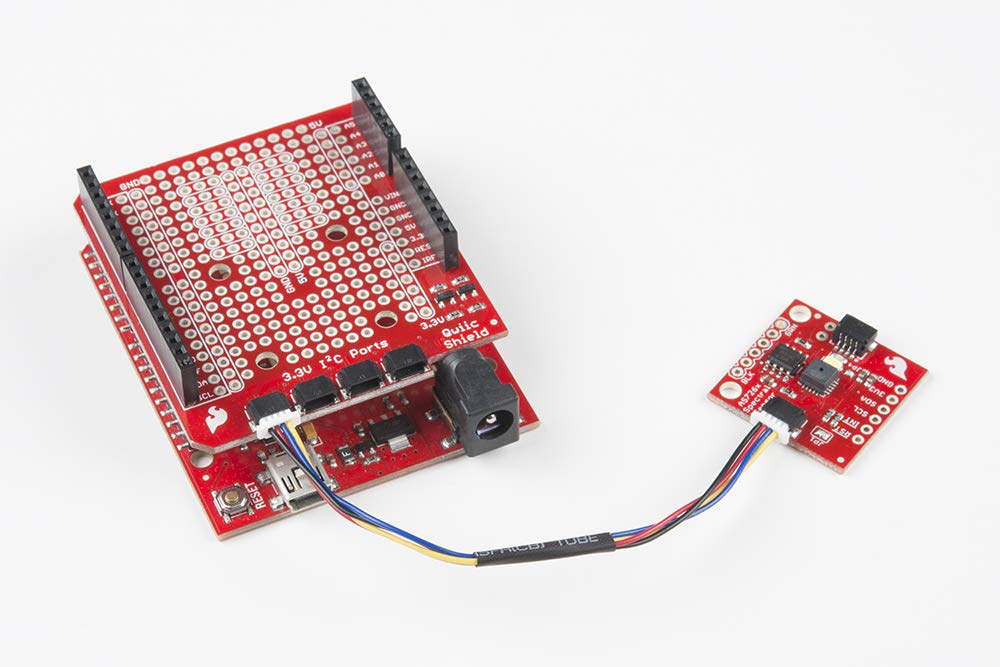 SparkFun Spectral Sensor Breakout - AS7262 Visible (Qwiic)-detects wavelengths in The Visible Range at 450, 500, 550, 570, 600 & 650nm of Light Each w/ 40nm of Full-Width Half-max Detection-2.7V-3.6V