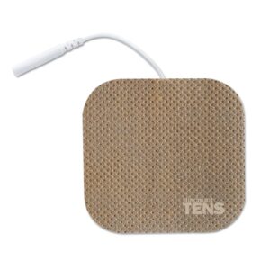 TENS Wired Electrodes Compatible with HealthMateForever, 2 inch x 2 inch Premium HealthMate Compatible Replacement Pads for TENS Units, Discount TENS Brand (2 inch x 2 inch 20 Pack)