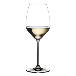 riedel extreme riesling wine glass, set of 4, clear