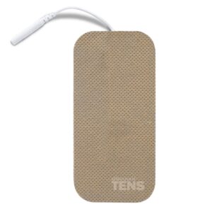 TENS Wired Electrodes Compatible with TENS 7000, Premium Replacement Pads for TENS Units, Discount TENS Brand (2in x 4in, 8 Pack)