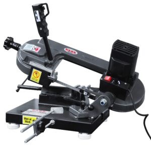 KAKA INDUSTRIAL BS-85 Metal BandSaw 3.3x4.1 inches Benchtop Metal Cutting Band Saw110V-60HZ-1PH