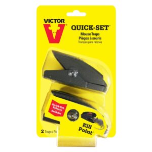 victor quick set mouse trap (2pack)