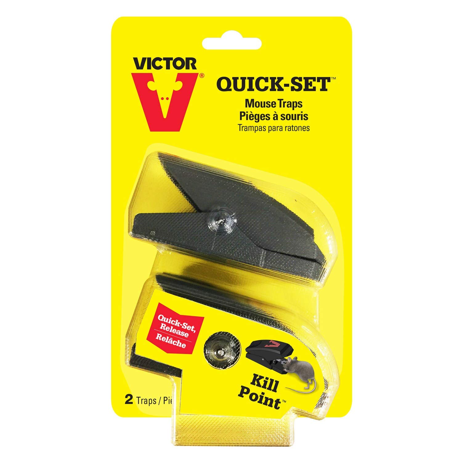 Victor Quick Set Mouse Trap (2Pack)