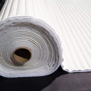 Pleated Marine Vinyl Upholstery Fabric Bright White 54" Wide by The Yard Boat Auto