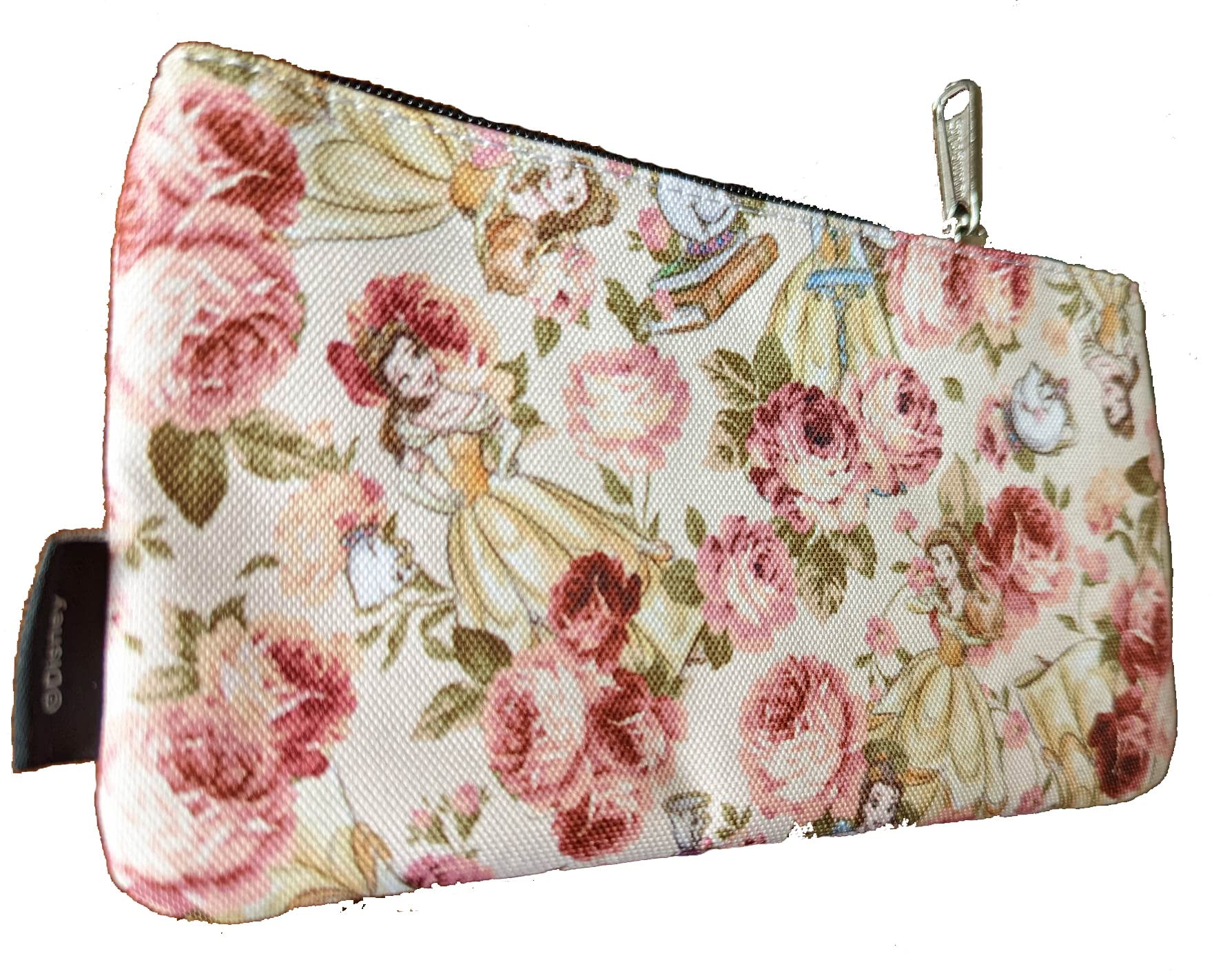 Loungefly Belle Character Floral AOP Cosmetic Pouch