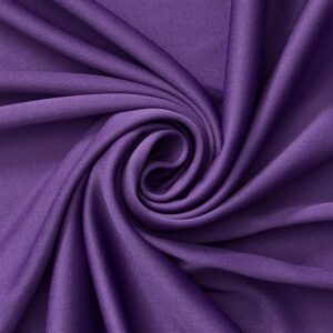 interlock lining poly stretch fabric 70 denier 60" wide sold bty many colors (1 yard, purple)