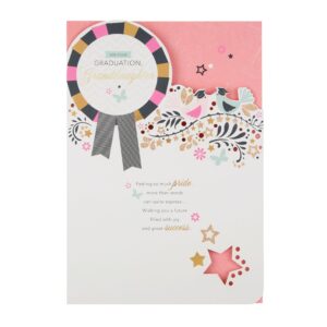 hallmark 25490395 medium "so much pride" granddaughter graduation card