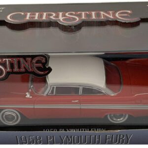 Greenlight 1958 Plymouth Fury Red Christine (1983) Movie 1/43 Diecast Model Car