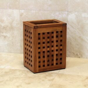 AquaTeak Grate Waste Basket