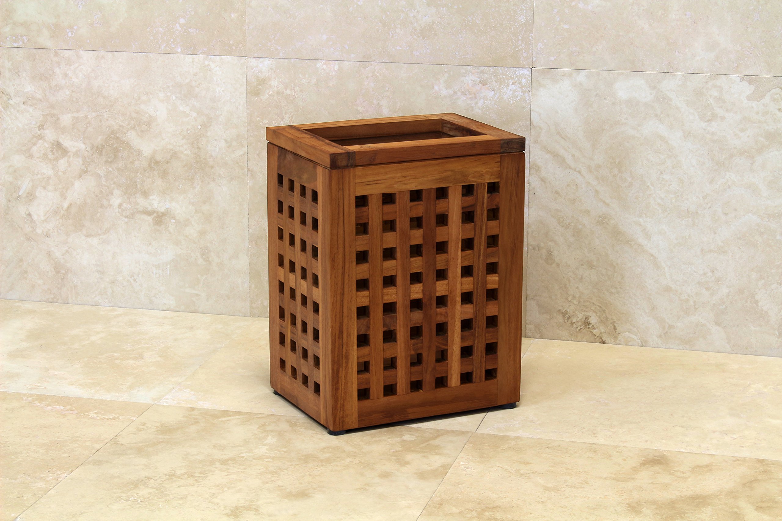 AquaTeak Grate Waste Basket