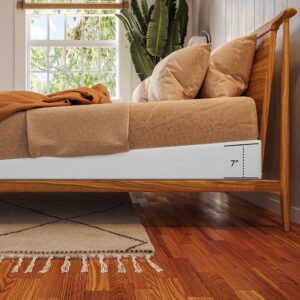 avana mattress elevator - under bed 7-inch incline foam support, twin