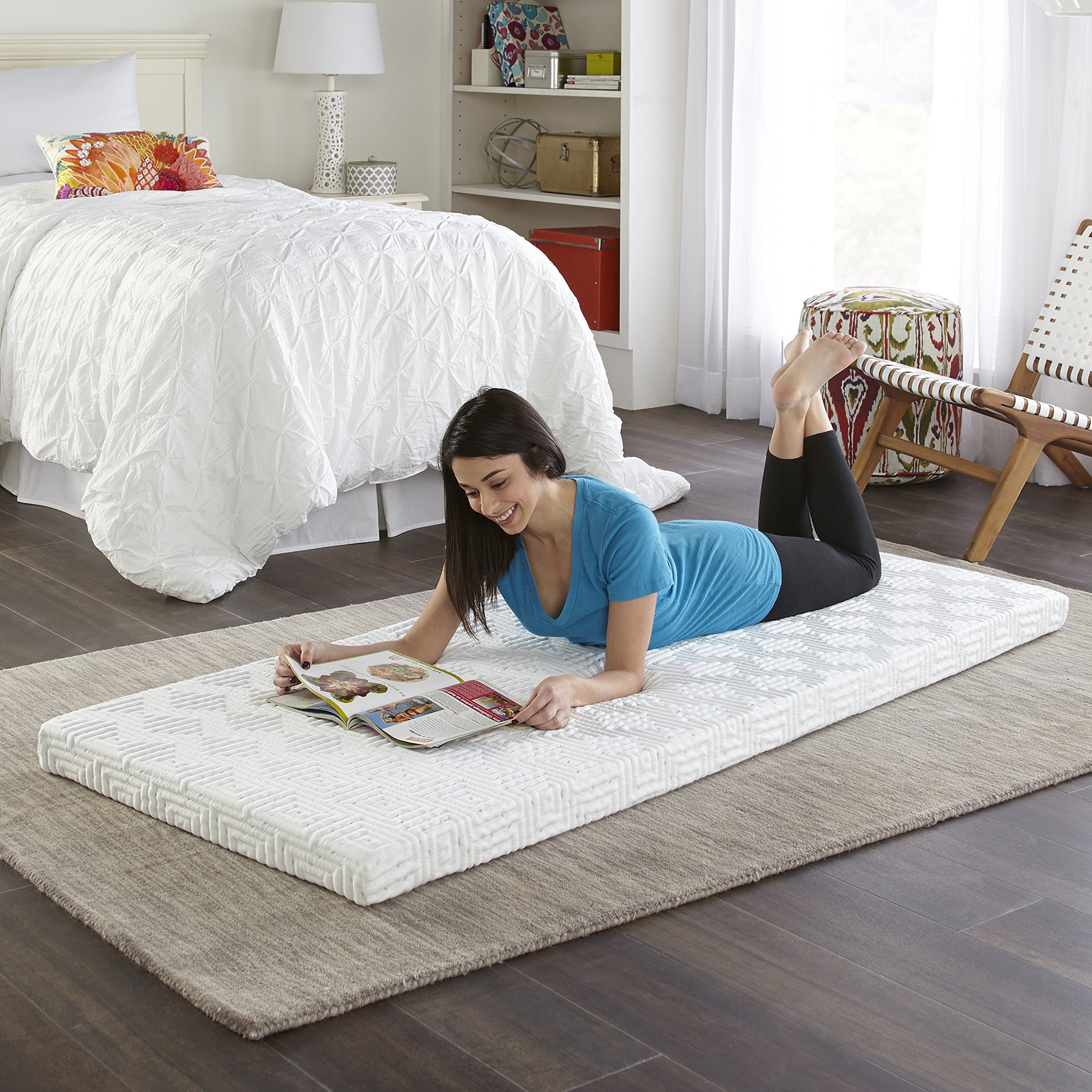 Thomasville Roll Up Mattress: Roll-Up Guest Bed/Floor Mat, 3" Single (HDROLLM)