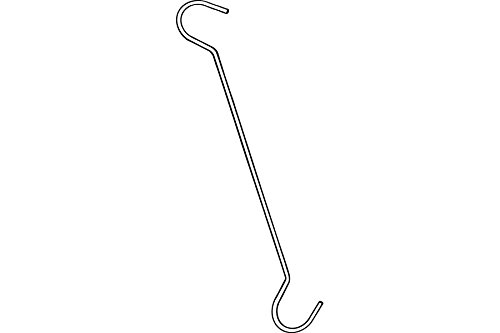 12" L Metal Double C Hooks - Ceiling Sign Holder/Ceiling Item Hangers - 20 Pack