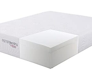 Ian Memory Foam Mattress White, California King