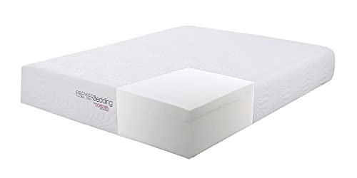 Ian Memory Foam Mattress White, California King