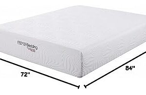 Ian Memory Foam Mattress White, California King