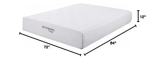 Ian Memory Foam Mattress White, California King