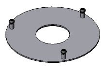 ENS Contour Stand, Swivel Stand for The MX915 and MX925 EMV Credit Card Machine(367-3213) and Genesis Glue Pad System (367-0683)