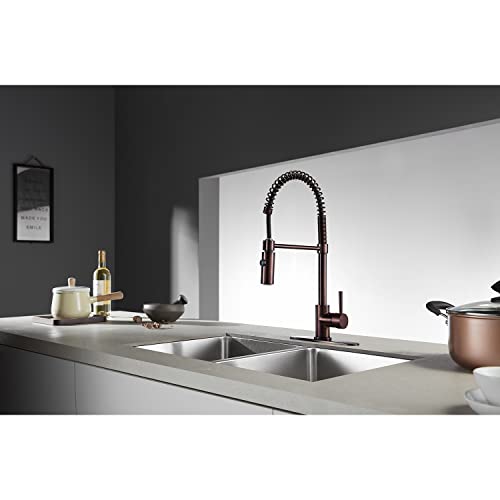 Kingston Brass LS8775DL Concord Pre-Rinse Kitchen Faucet, 8" in Spout Reach, Oil Rubbed Bronze