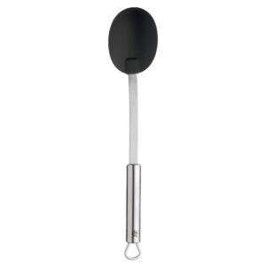 wmf profi plus serving spoon, ladle, cromargan partially matted stainless steel, plastic