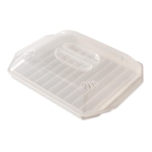 Nordic Ware Bacon Rack with Lid, 10.25x8x2 Inches, White