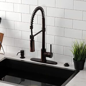 Kingston Brass LS8775DL Concord Pre-Rinse Kitchen Faucet, 8" in Spout Reach, Oil Rubbed Bronze