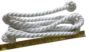 children's knotted white cincture rope for servers & altar boys 94 inch