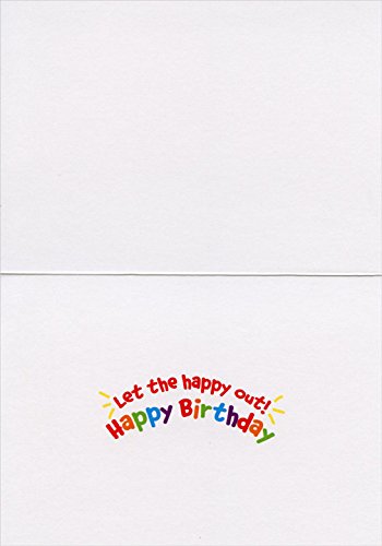 Avanti Dog Rainbow Funny Bulldog Birthday Card