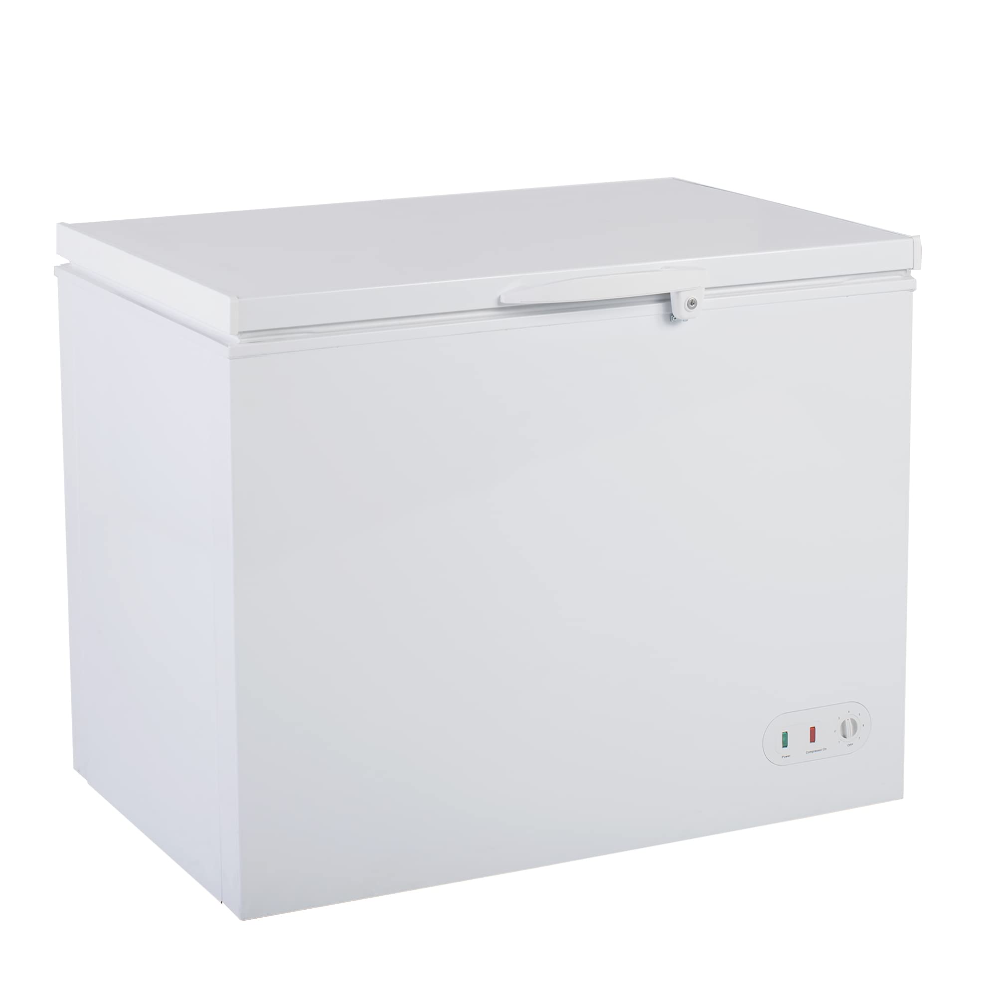 Maxx Cold 40.6" Commercial Chest Freezer with 9.6 Cu. Ft. Capacity, Durable White Steel, Locking Lid, and -11.2°F to -1°F Storage Range for Frozen Foods, Ice Cream, and More (MXSH9.6SHC)