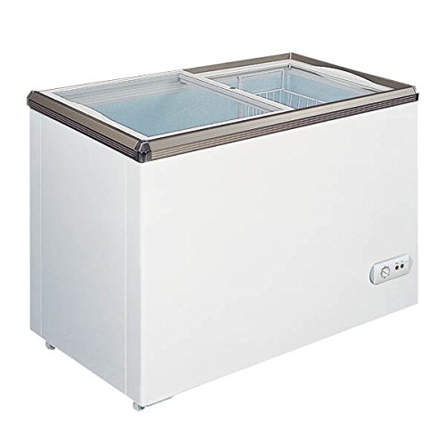 OMCAN 45293 REFRIGERATION 45.7" Ice cream Display Chest Freezer With Flat Glass Top