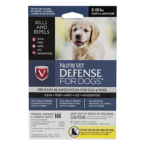 Nutri-Vet Defense Flea & Tick Control for Puppies