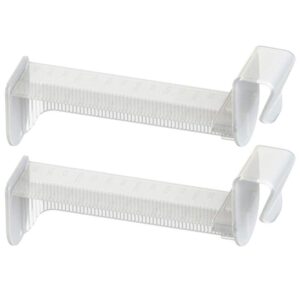 Secure A Tank Toilet Tank Brace Stop Disastrous Leaks-1 Pack of 2 Braces, White