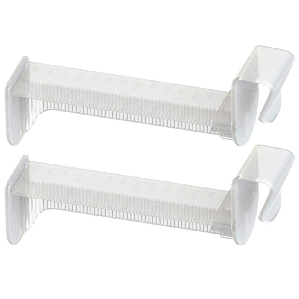 Secure A Tank Toilet Tank Brace Stop Disastrous Leaks-1 Pack of 2 Braces, White