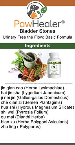 Urinary Free The Flow-Basic 100 Grams - Bladder Stones Dogs - Natural Remedy Stone Prevention in Dogs - 100 Grams-Herbal Powder - Mix into Food…