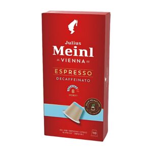 julius meinl - nespresso compatible - capsules espresso decaf - 10 x 5.3g