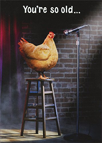 Avanti Stage Chicken Funny Birthday Card