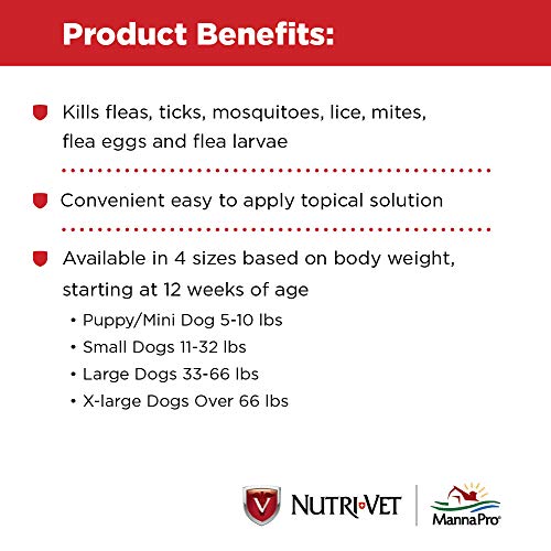 Nutri-Vet Defense Plus Flea & Tick Control for Puppies