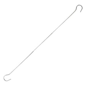 12" l metal double c hooks - ceiling sign holder/ceiling item hangers - 20 pack