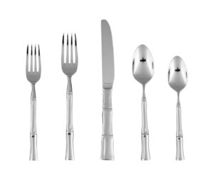 fortessa royal pacific 18/10 stainless steel, 20 piece flatware set (service for 4), silver