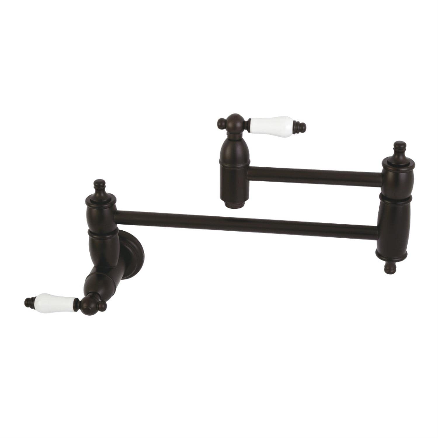 Kingston Brass KS3105PL Restoration Pot Filler, 13" Length, Oil Rubbed Bronze