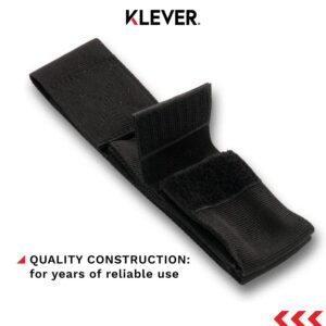 Klever Holster, Fits All Klever Safety Cutters, Stores Box Cutters on Your Belt, Black, 10-Pack (KCJ-HOL)