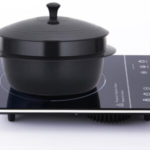 Hansang IH Induction Ceramic Cauldron Korean Traditional Pot All Heat Sources Cookable (20CM 2.7L)