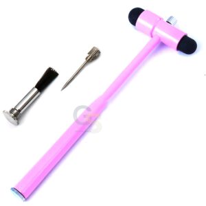 g.s buck hammer-neurological reflex hammer (pink) coated