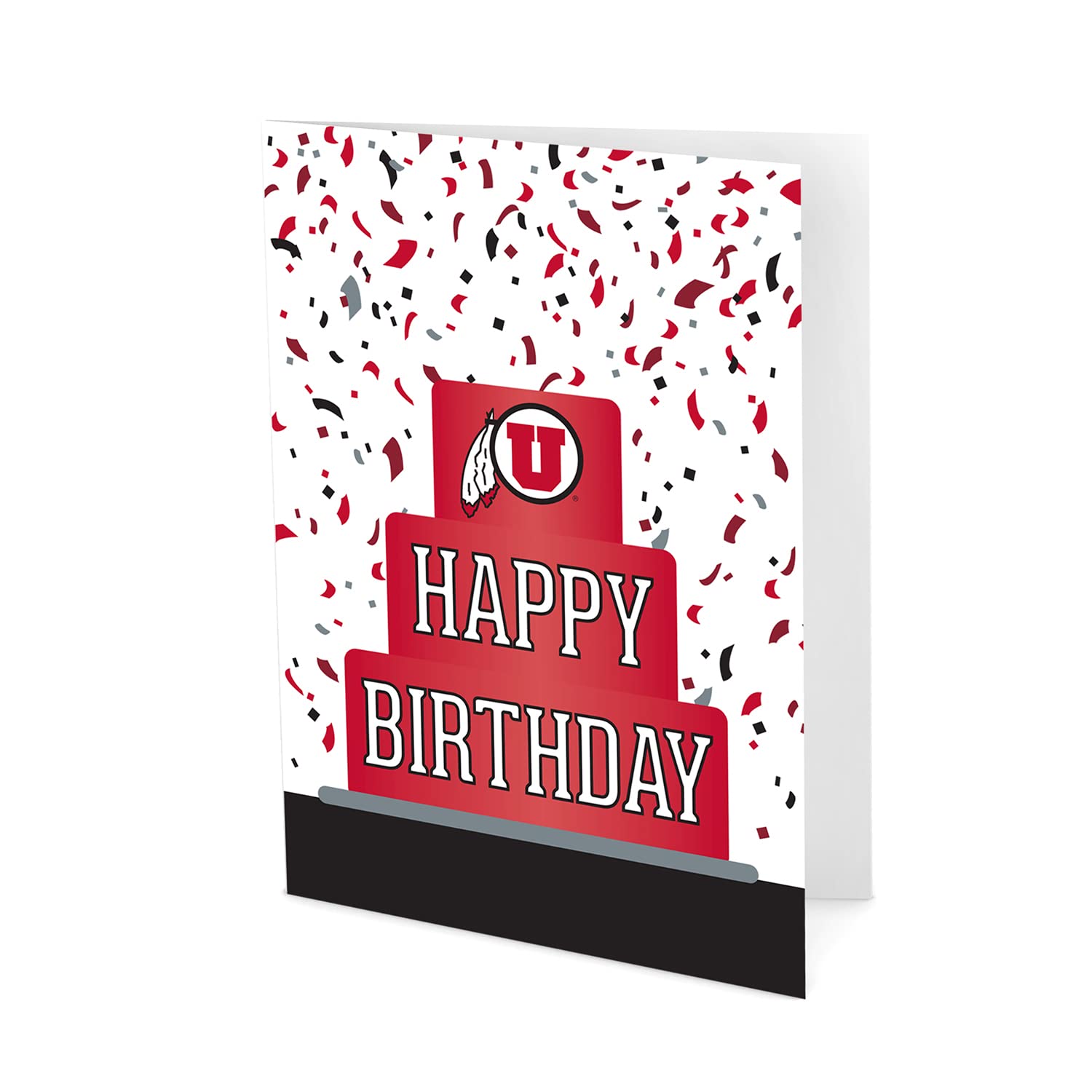 Fan Frenzy University of Utah Utes Birthday Card