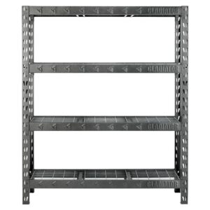 gladiator 4-shelf 60 in. w x 72 in. h x 18 in. d welded steel garage shelving unit