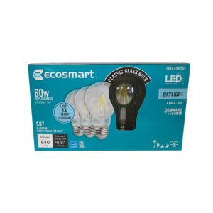 Ecosmart 60W LED Daylight Vintage A19 (60)