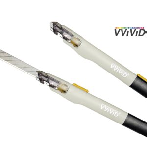 VViViD+ Premium Retractable Precision Balanced Multi-Use Utility Blade (3 pieces)