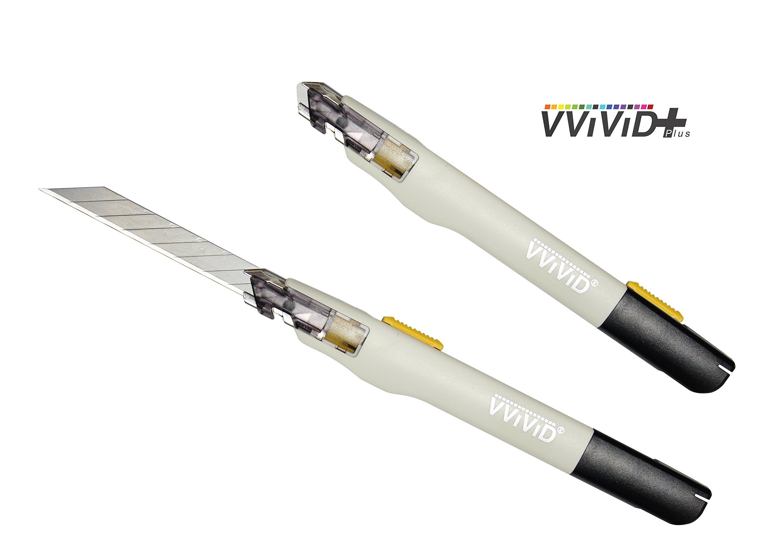 VViViD+ Premium Retractable Precision Balanced Multi-Use Utility Blade (3 pieces)