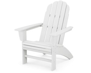 polywood ad600 vineyard curveback adirondack chair, white